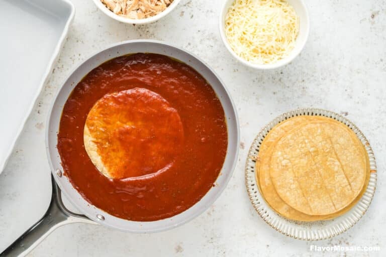 Mexican Chicken Enchiladas Rancheras Recipe - Flavor Mosaic