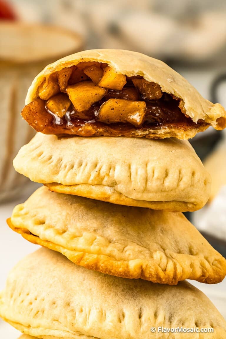 Baked Apple Pie Empanadas (Hand Pies) - Flavor Mosaic