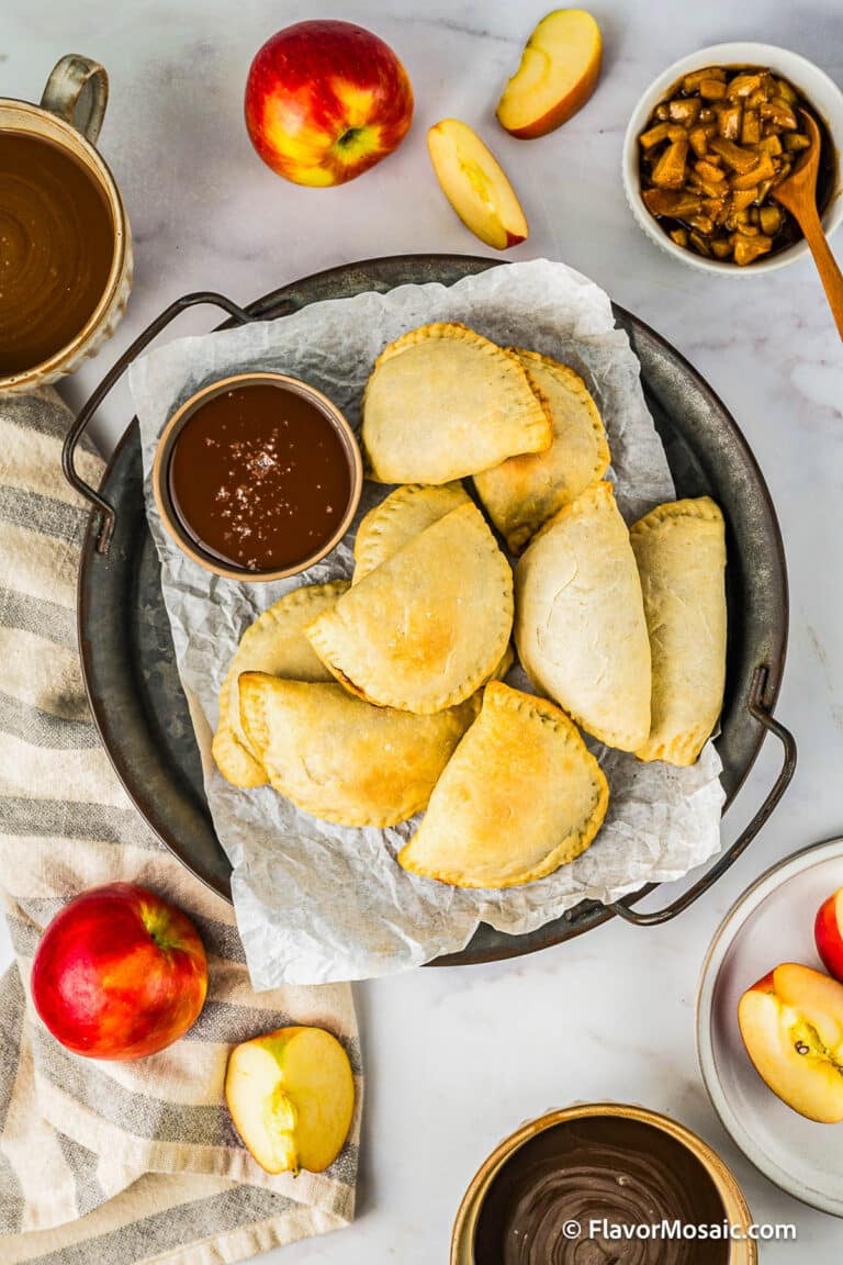 Baked Apple Pie Empanadas (Hand Pies) - Flavor Mosaic