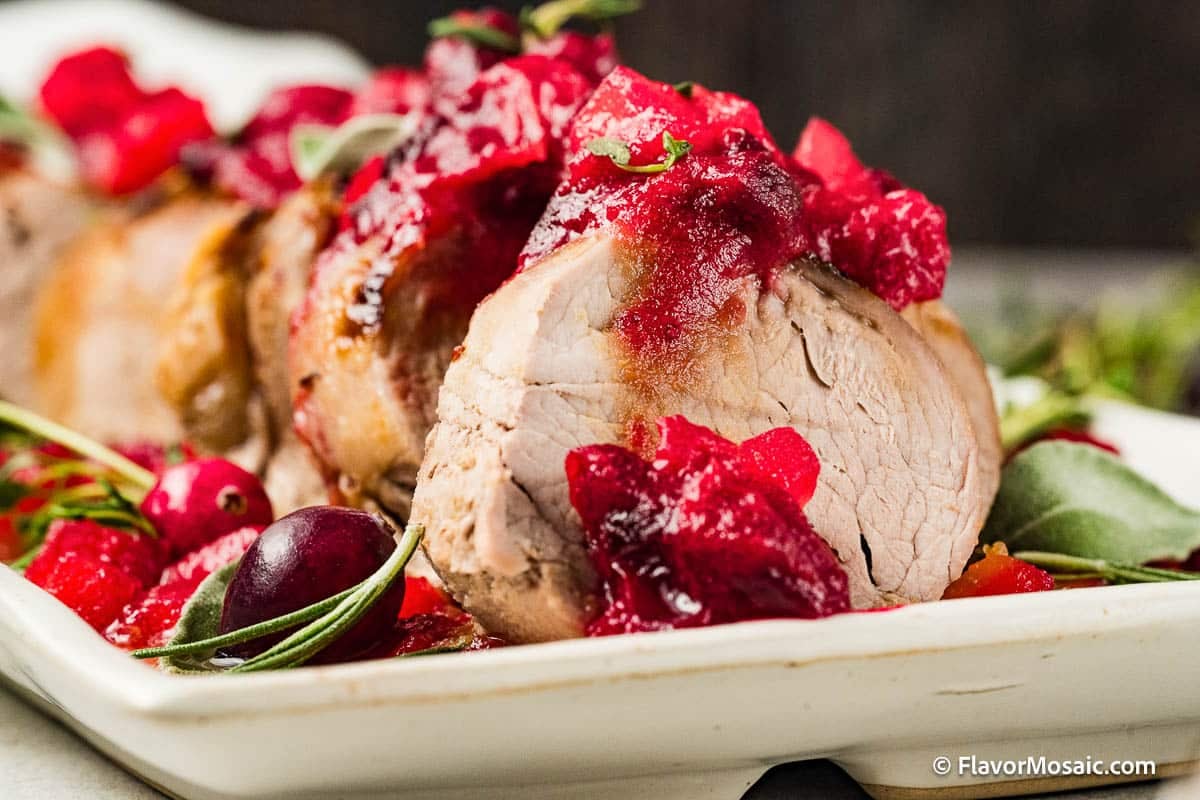 Cranberry Pork Tenderloin Recipe - Flavor Mosaic