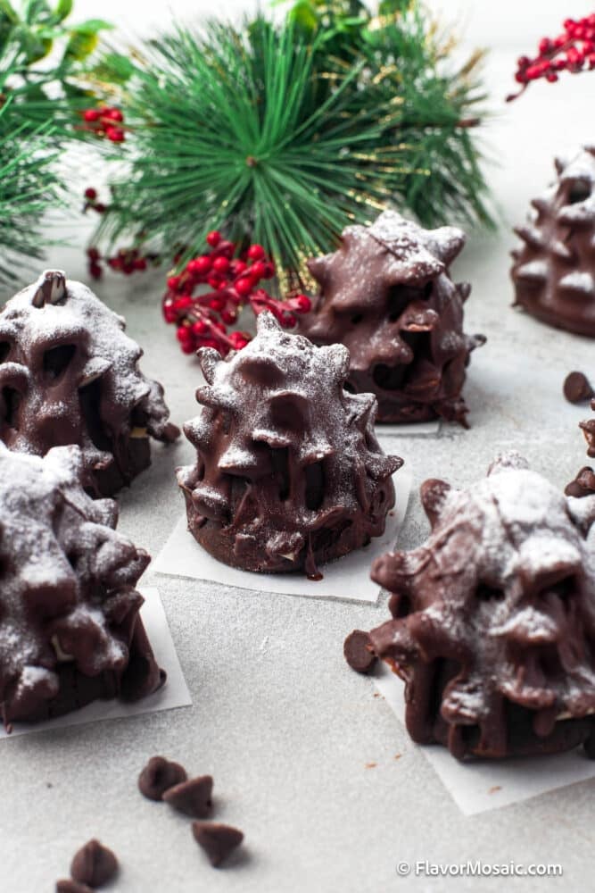 Brownie Pine Cones Recipe - Flavor Mosaic