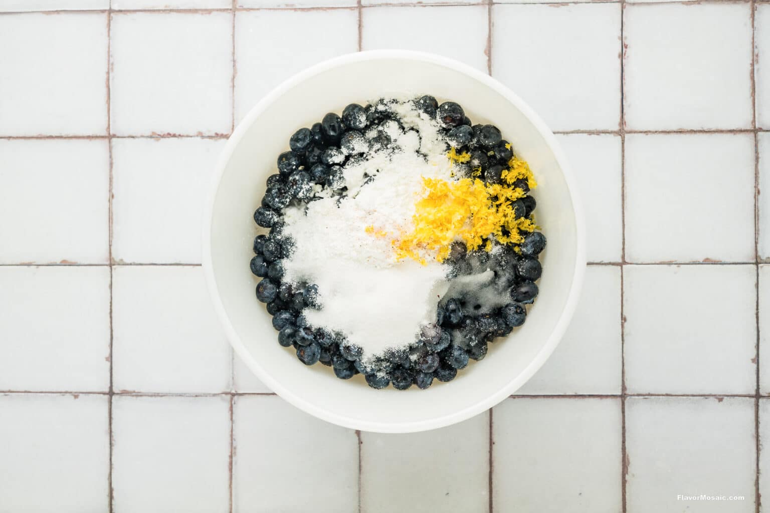 Blueberry Crumb Pie - Flavor Mosaic