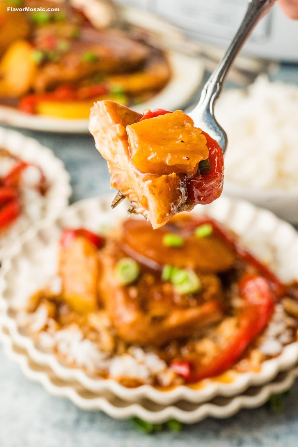 Easy Crock Pot Hawaiian Pork Chops - Flavor Mosaic