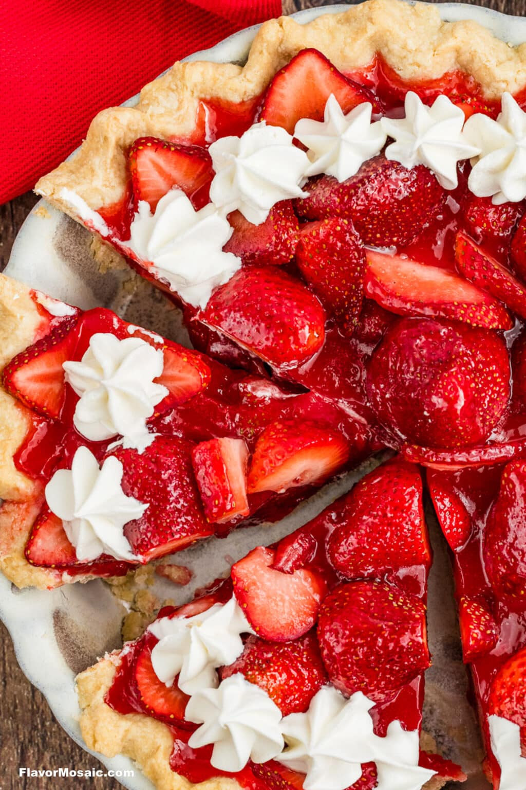 Shoney's Strawberry Pie (Copycat Recipe) - Flavor Mosaic