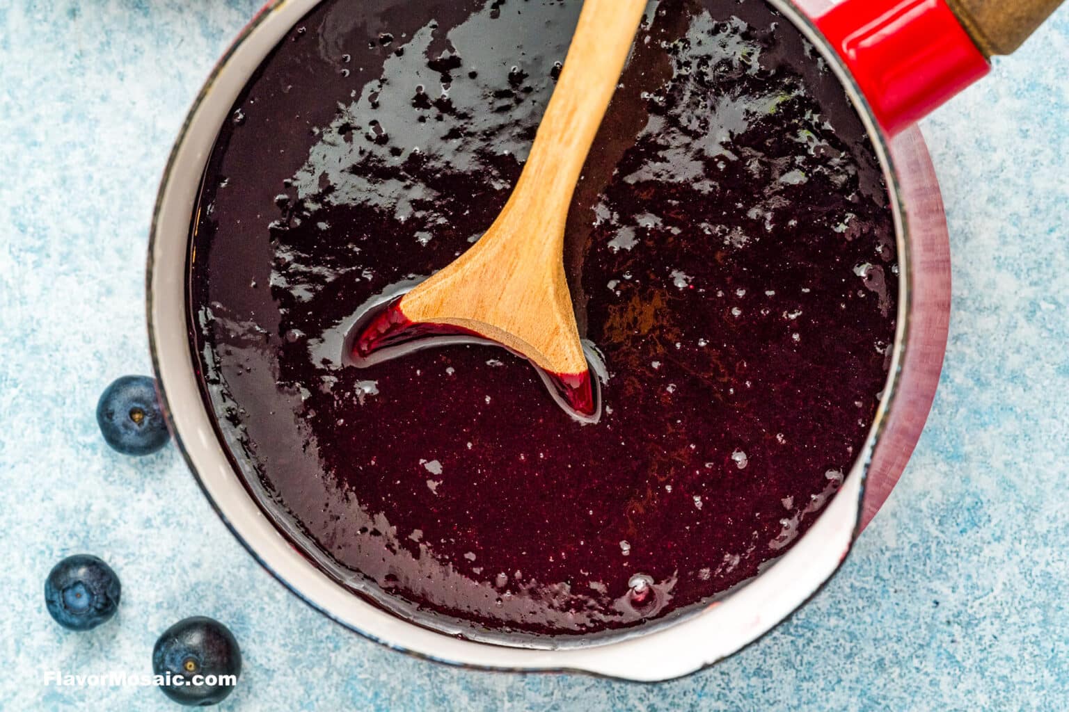 Blueberry BBQ Sauce (With Bourbon Option!) - Flavor Mosaic