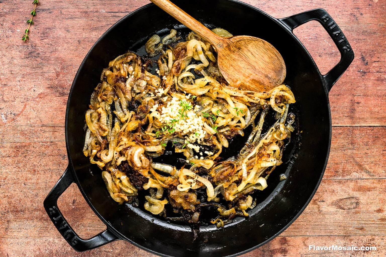 French Onion Pasta - Flavor Mosaic