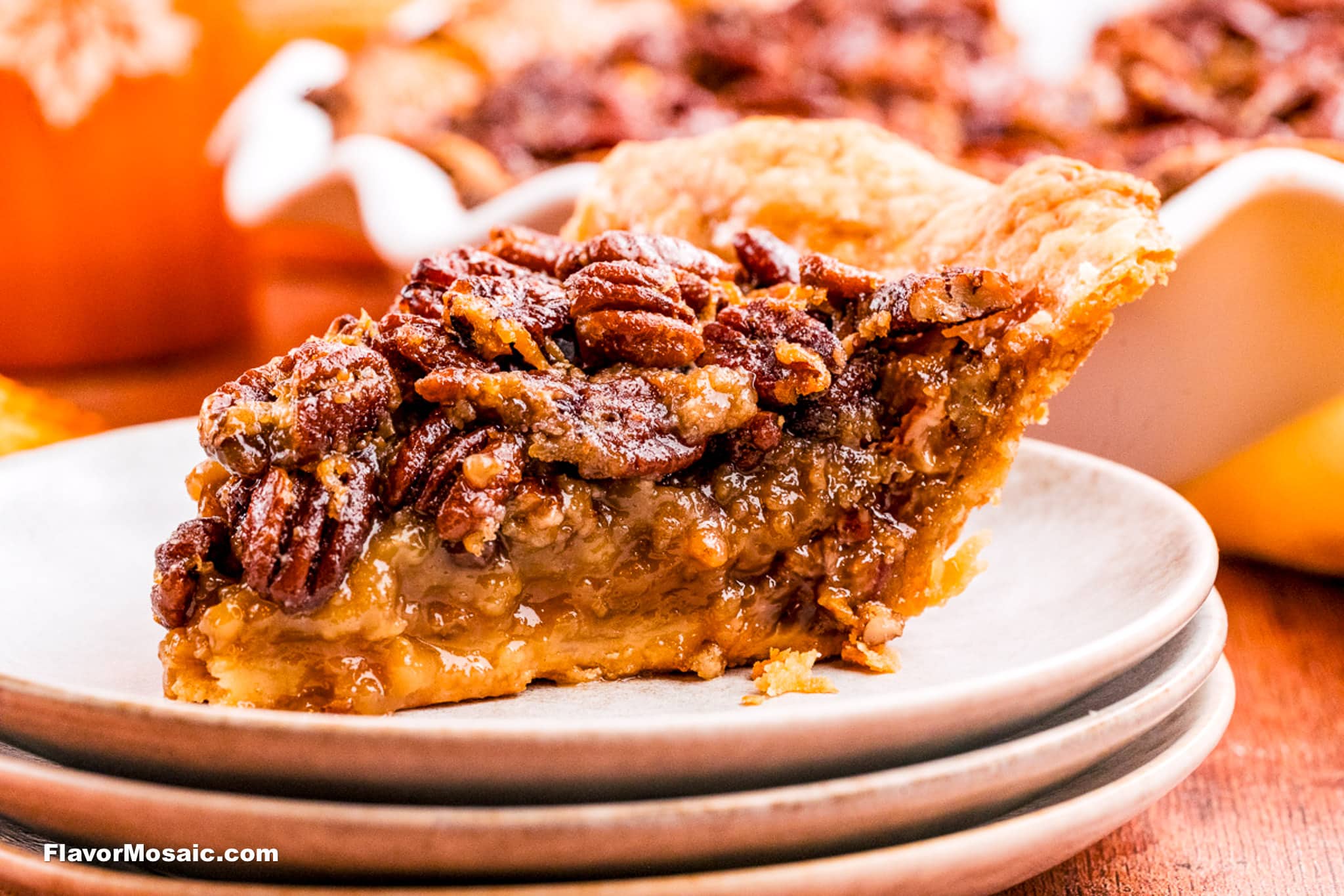 Texas Pecan Pie - Flavor Mosaic