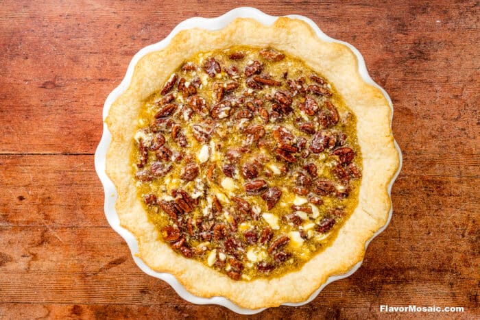Texas Pecan Pie - Flavor Mosaic