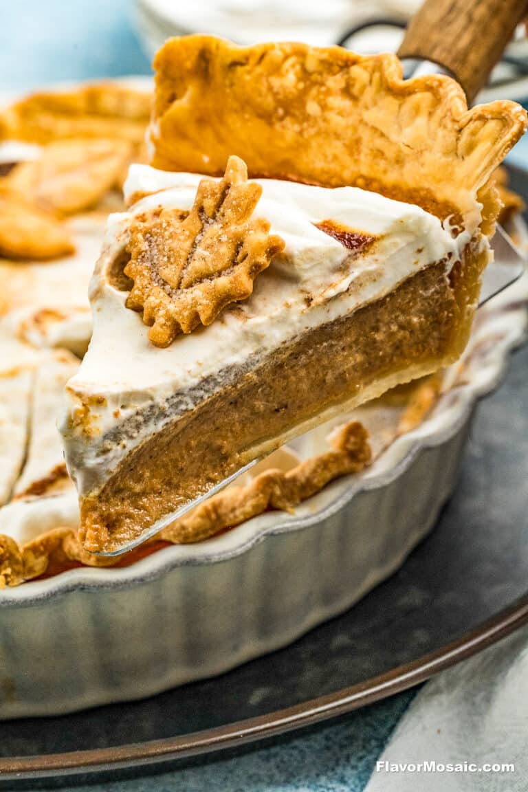 🍎 Apple Butter Pie (Creamy Fall Dessert) - Flavor Mosaic
