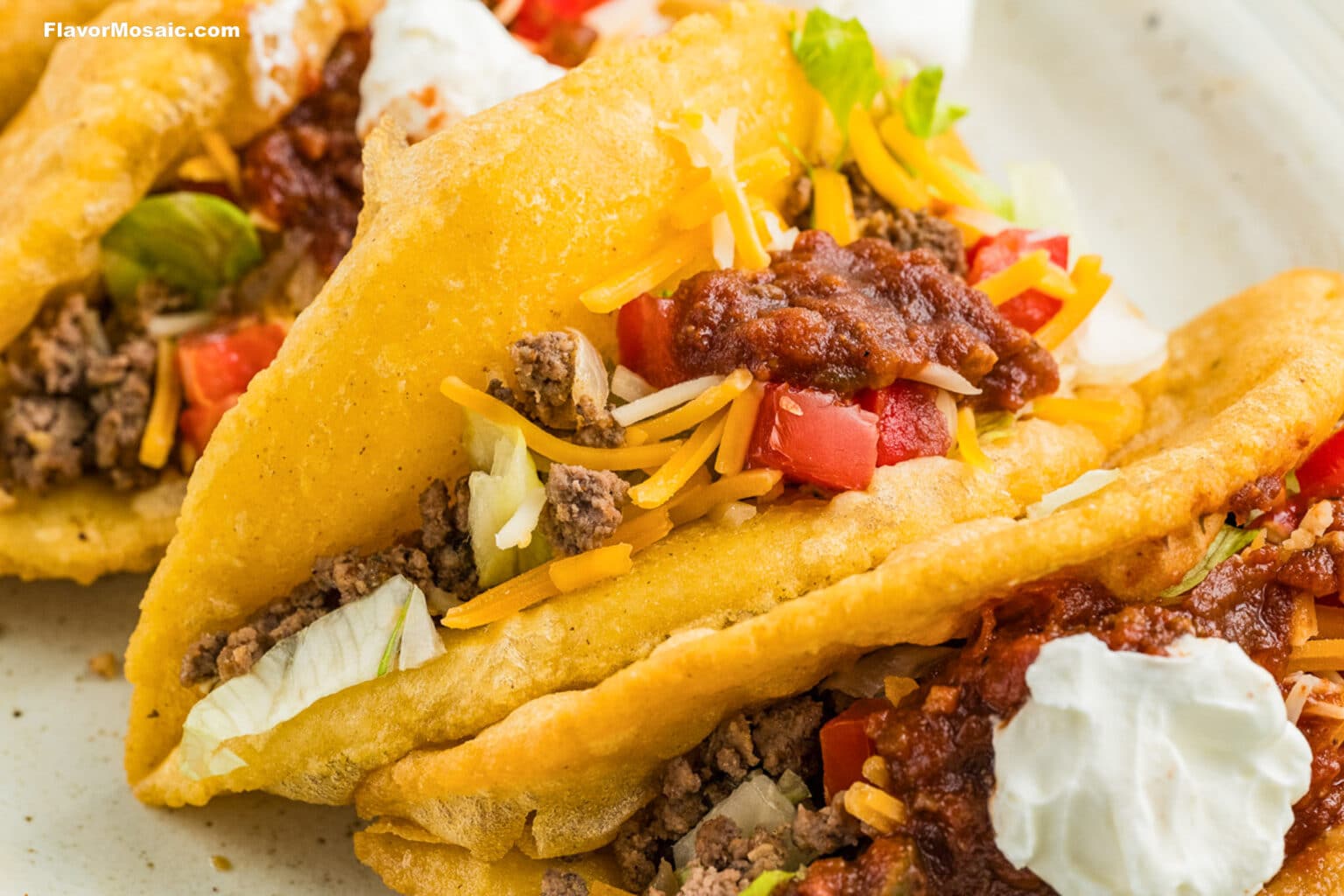 Puffy Tacos (San Antonio Syle) - Flavor Mosaic