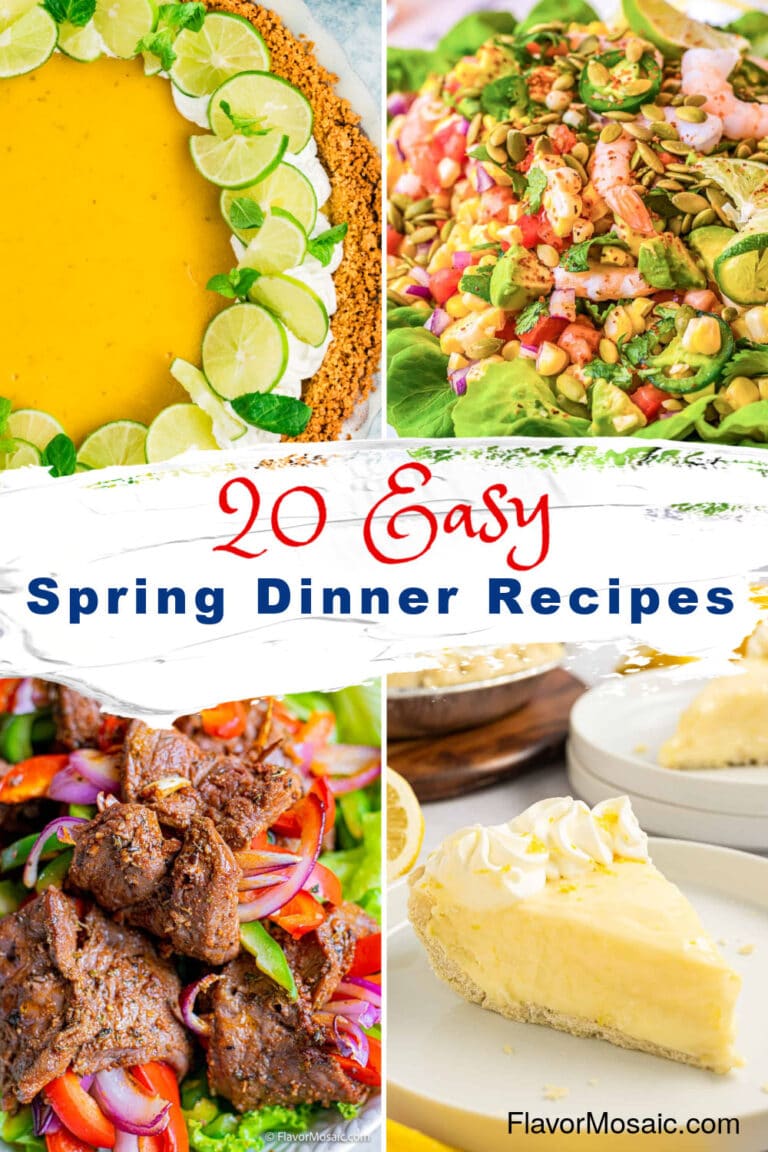 20 Easy Spring Dinner Recipes - Flavor Mosaic